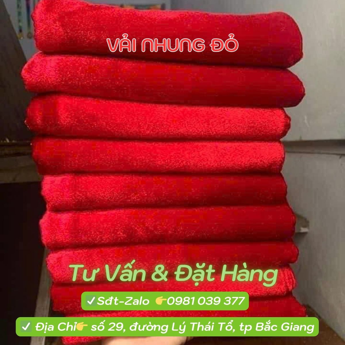 Vai Nhung Do Decor